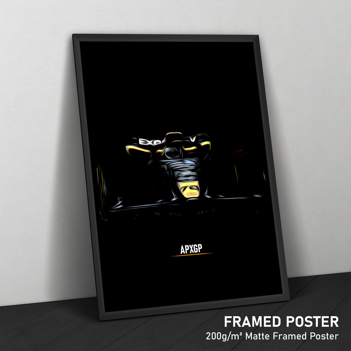APXGP- F1 Race Car Print – Illustrated Tracks