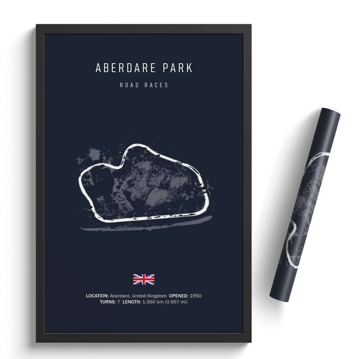 Aberdare Park Road Races - Racetrack Print – Illustrated Tracks