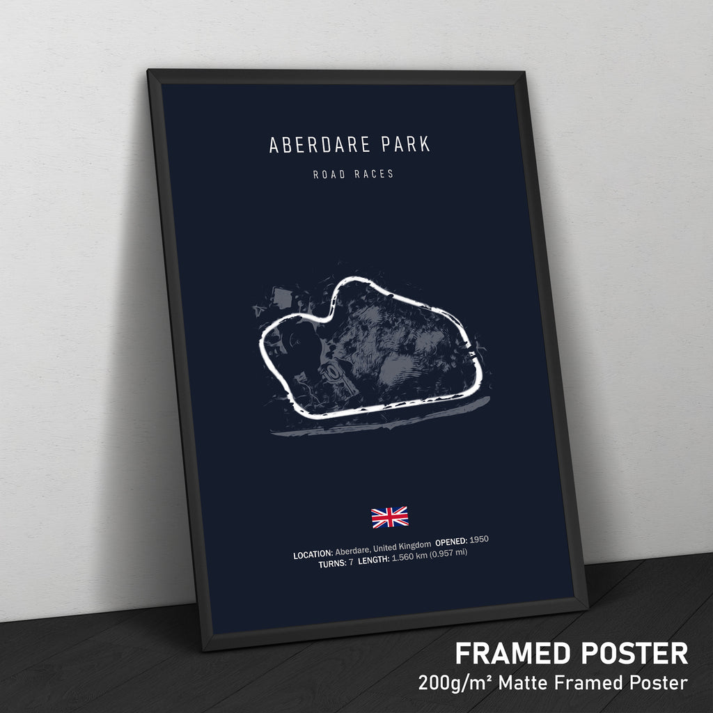 Aberdare Park Road Races - Racetrack Print – Illustrated Tracks