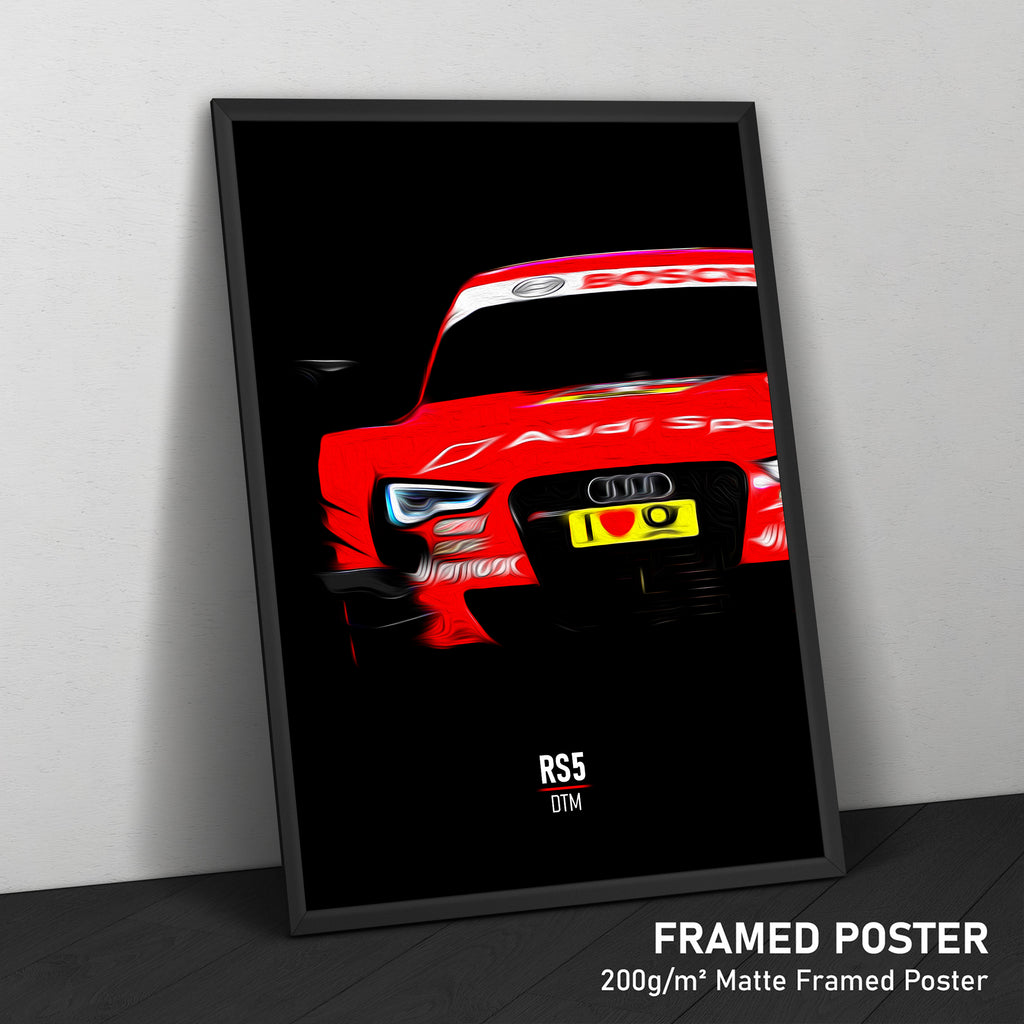 Audi RS5 DTM - Race Car Print – Illustrated Tracks