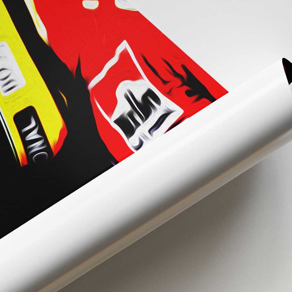 Ayrton Senna, McLaren Honda 1991 - Formula 1 Print – Illustrated Tracks