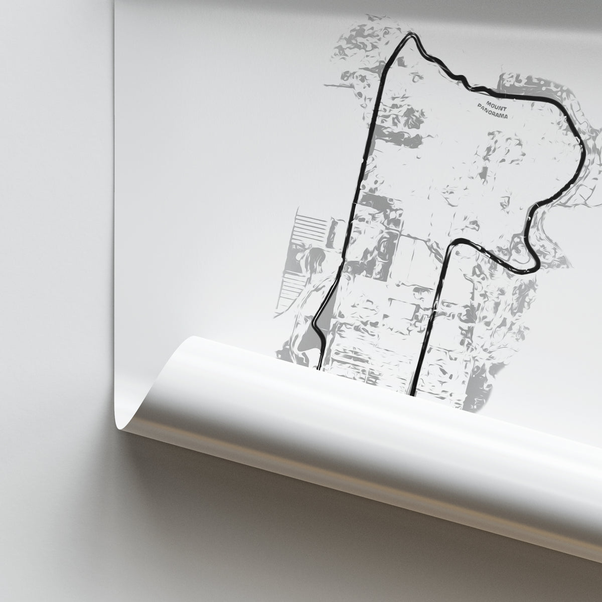 Mount Panorama Circuit Bathurst - Racetrack Print – Illustrated Tracks