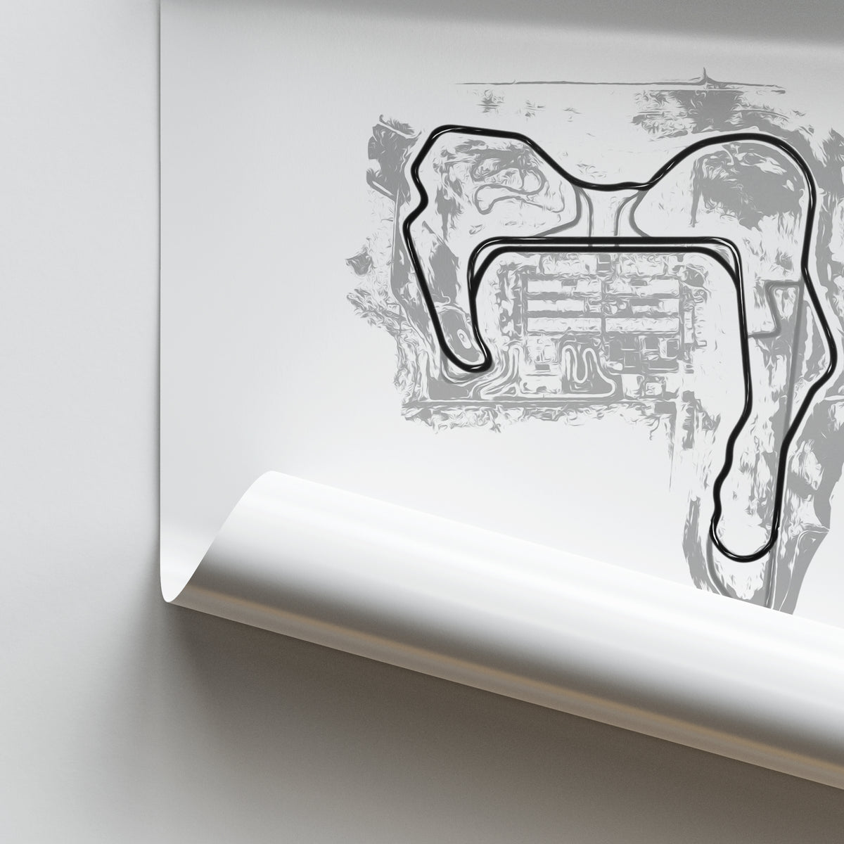 Buttonwillow Raceway Park - Racetrack Print – Illustrated Tracks