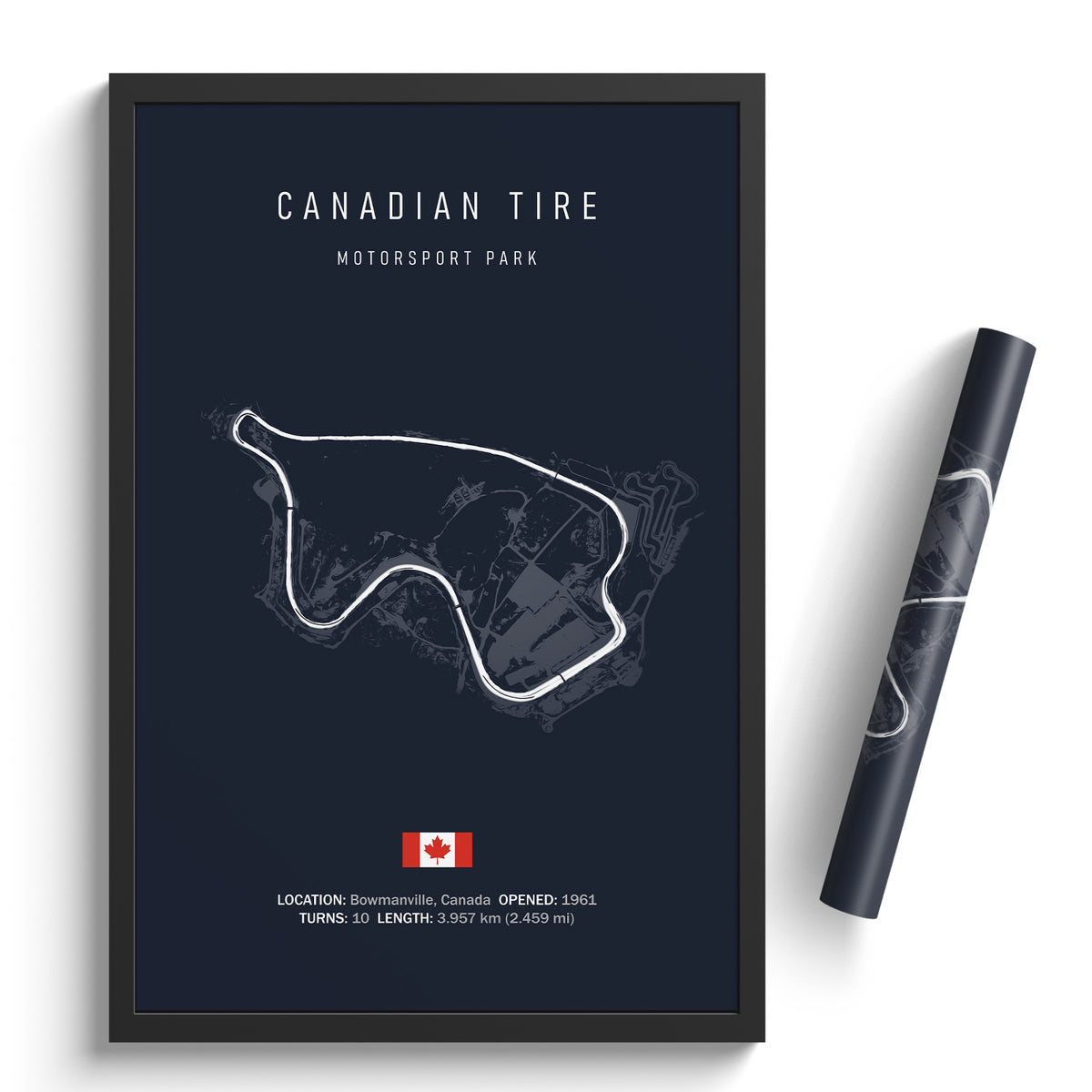 Canadian Tire Motorsport Park - Racetrack Print – Illustrated Tracks