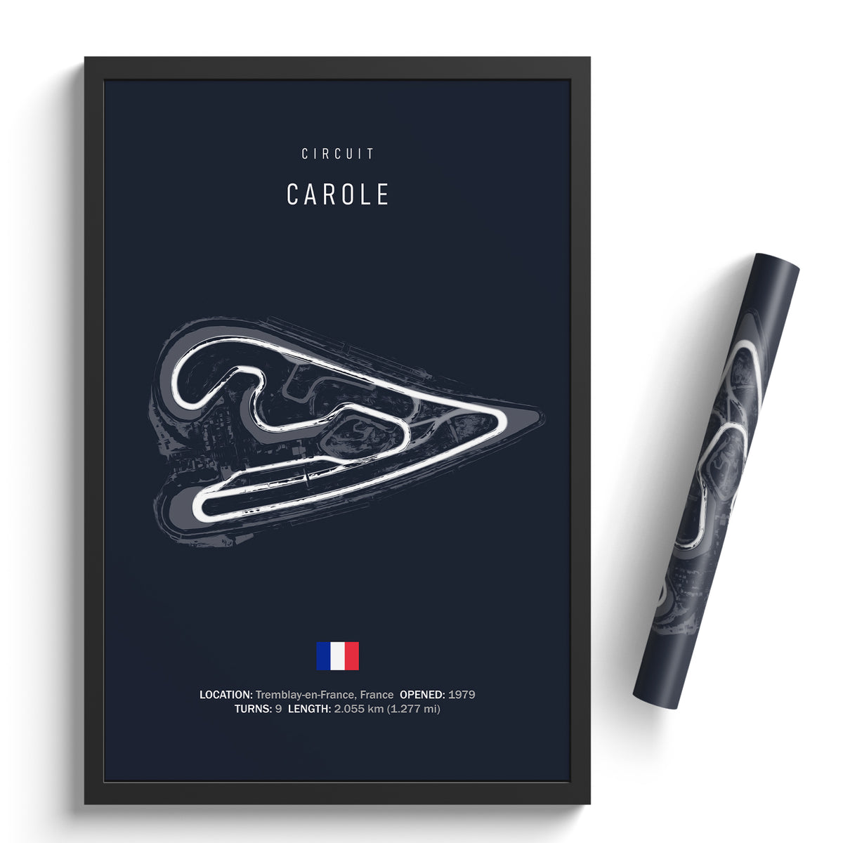 Circuit Carole - Racetrack Print – Illustrated Tracks