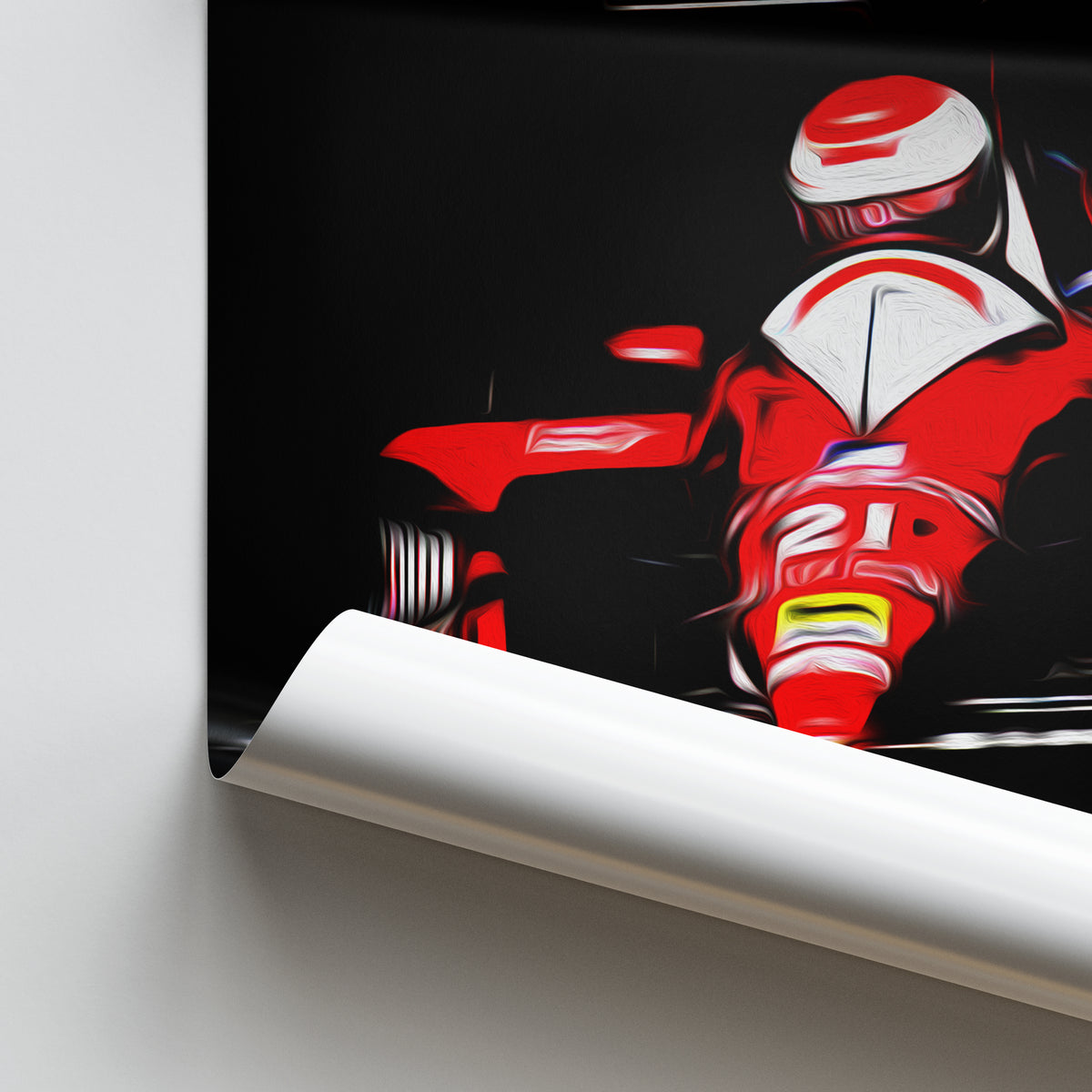 Dallara F190, Emanuele Pirro 1990 - Formula 1 Print – Illustrated Tracks