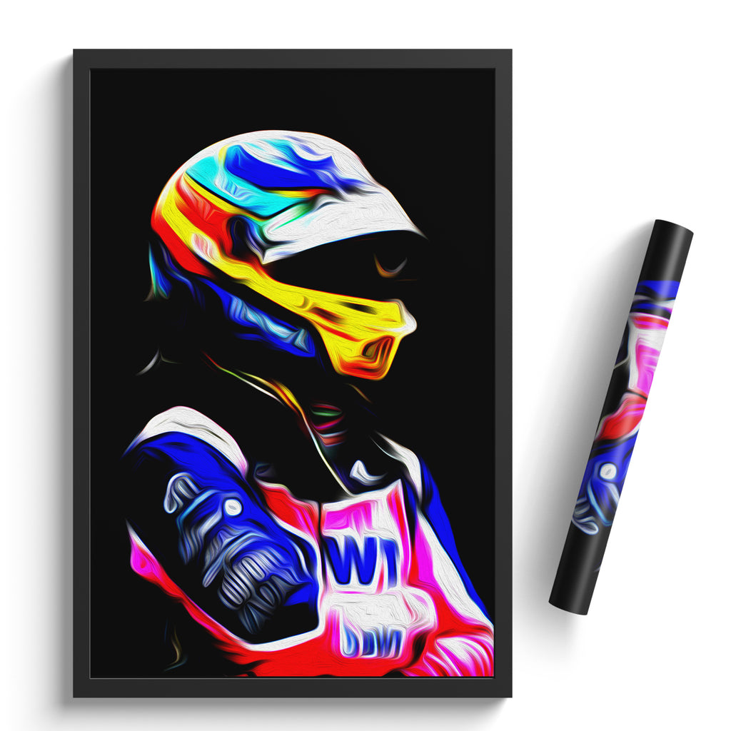 Fernando Alonso, Alpine 2022 - Formula 1 Print – Illustrated Tracks