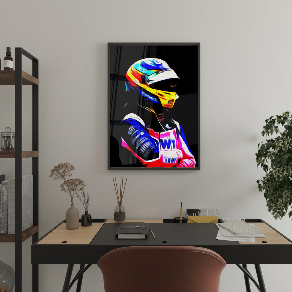 Fernando Alonso, Alpine 2022 - Formula 1 Print – Illustrated Tracks
