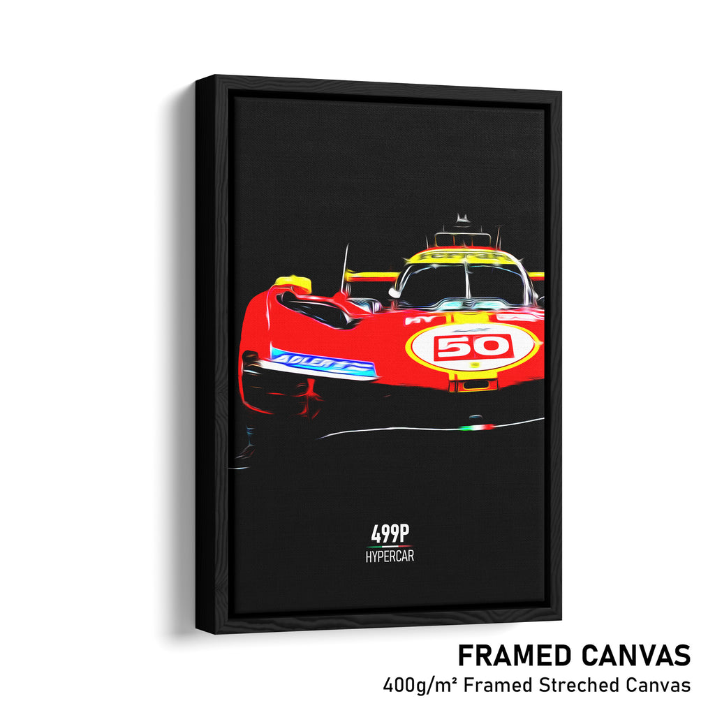 Ferrari 499P - Hypercar Print – Illustrated Tracks