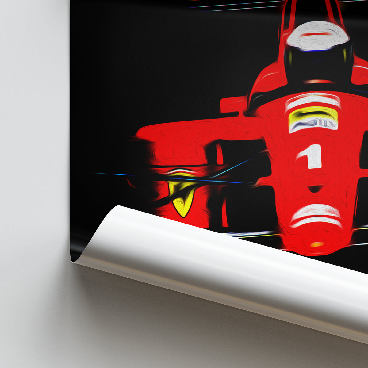 Ferrari 641, Alain Prost 1990 - Formula 1 Print – Illustrated Tracks