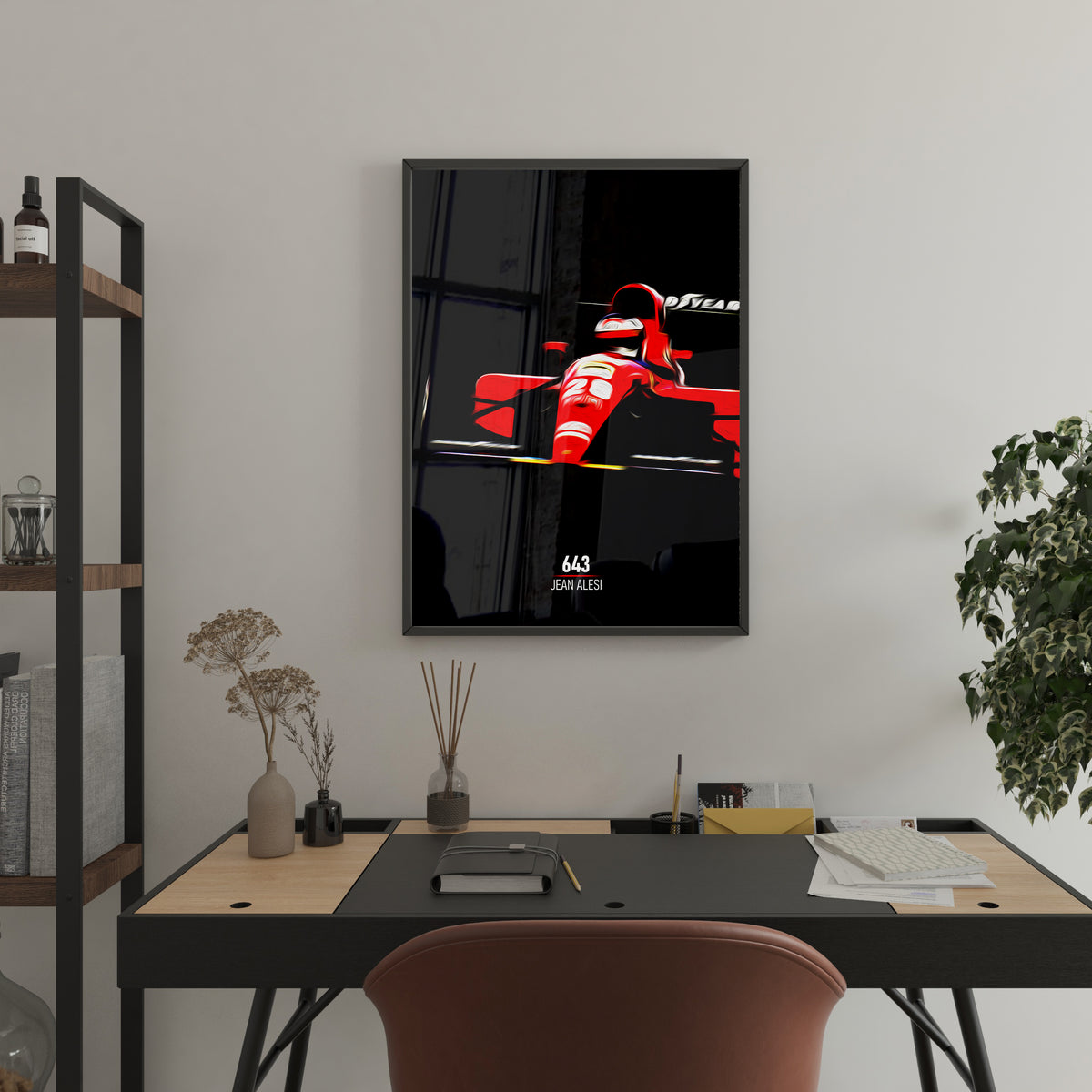 Ferrari 643, Jean Alesi 1992 - Formula 1 Print – Illustrated Tracks