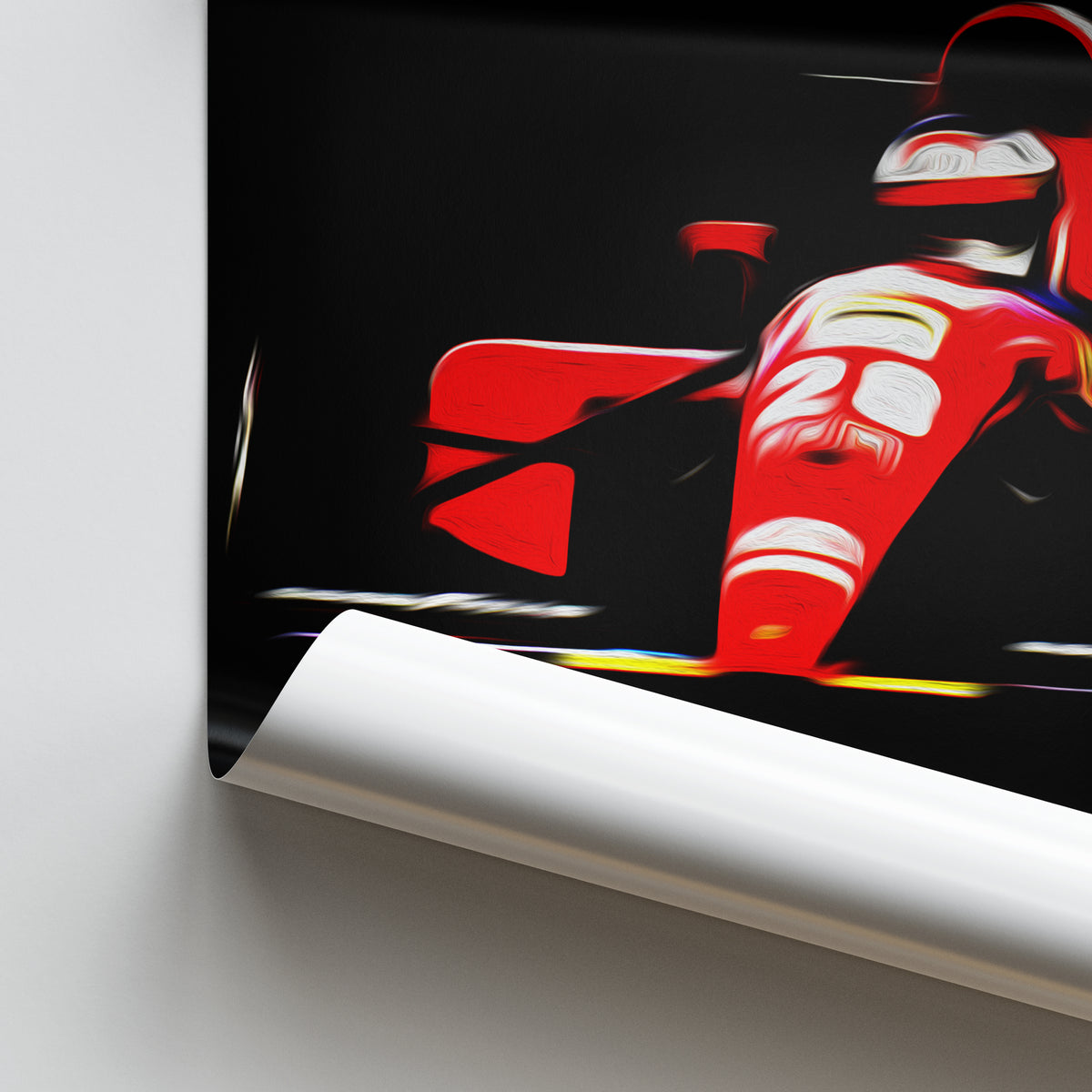 Ferrari 643, Jean Alesi 1992 - Formula 1 Print – Illustrated Tracks