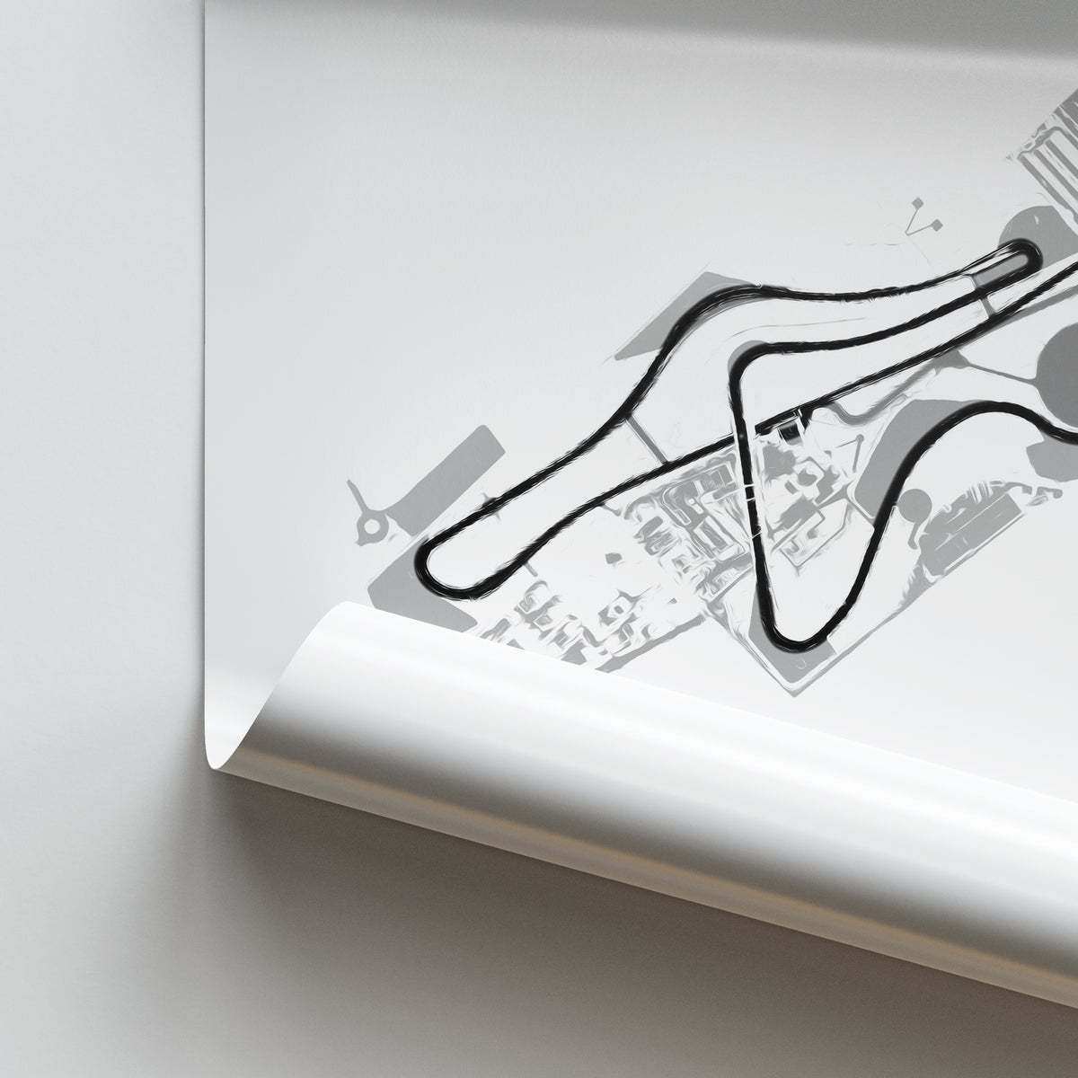 Fiorano Circuit - Racetrack Print – Illustrated Tracks