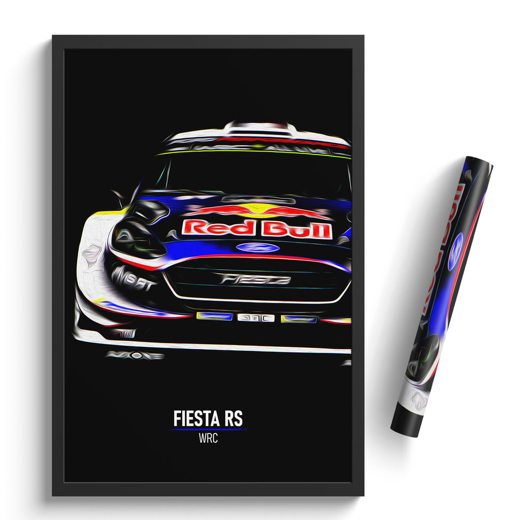 Ford Fiesta RS WRC - Rally Print – Illustrated Tracks