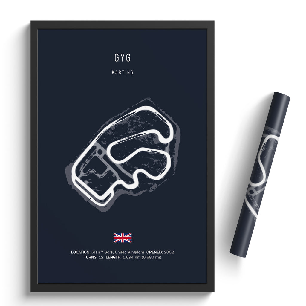GYG Karting - Racetrack Print – Illustrated Tracks