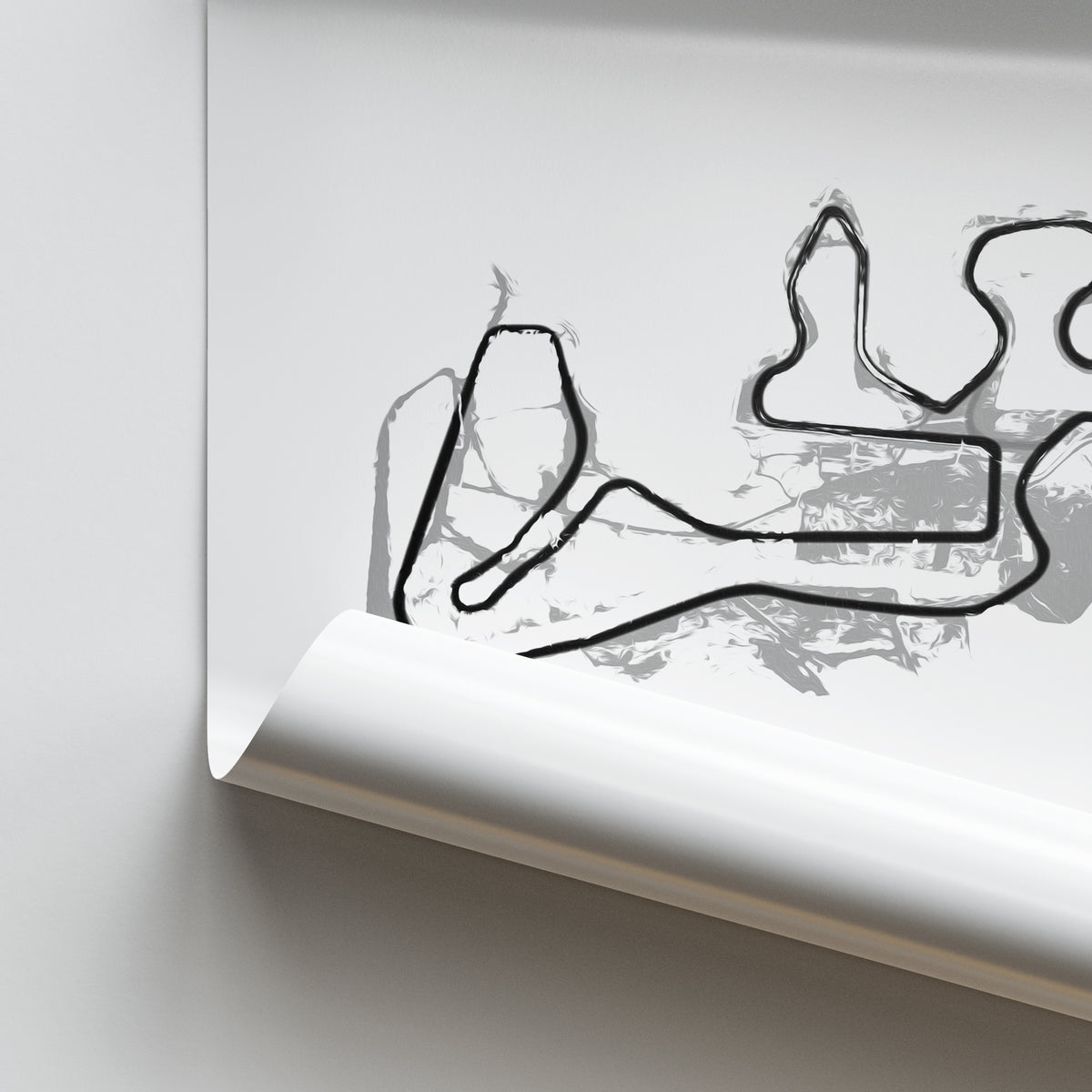 Gotland Ring - Racetrack Print – Illustrated Tracks