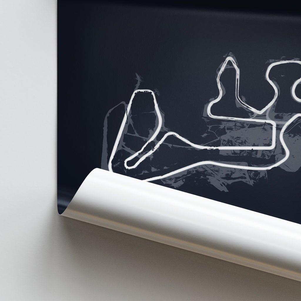 Gotland Ring - Racetrack Print – Illustrated Tracks