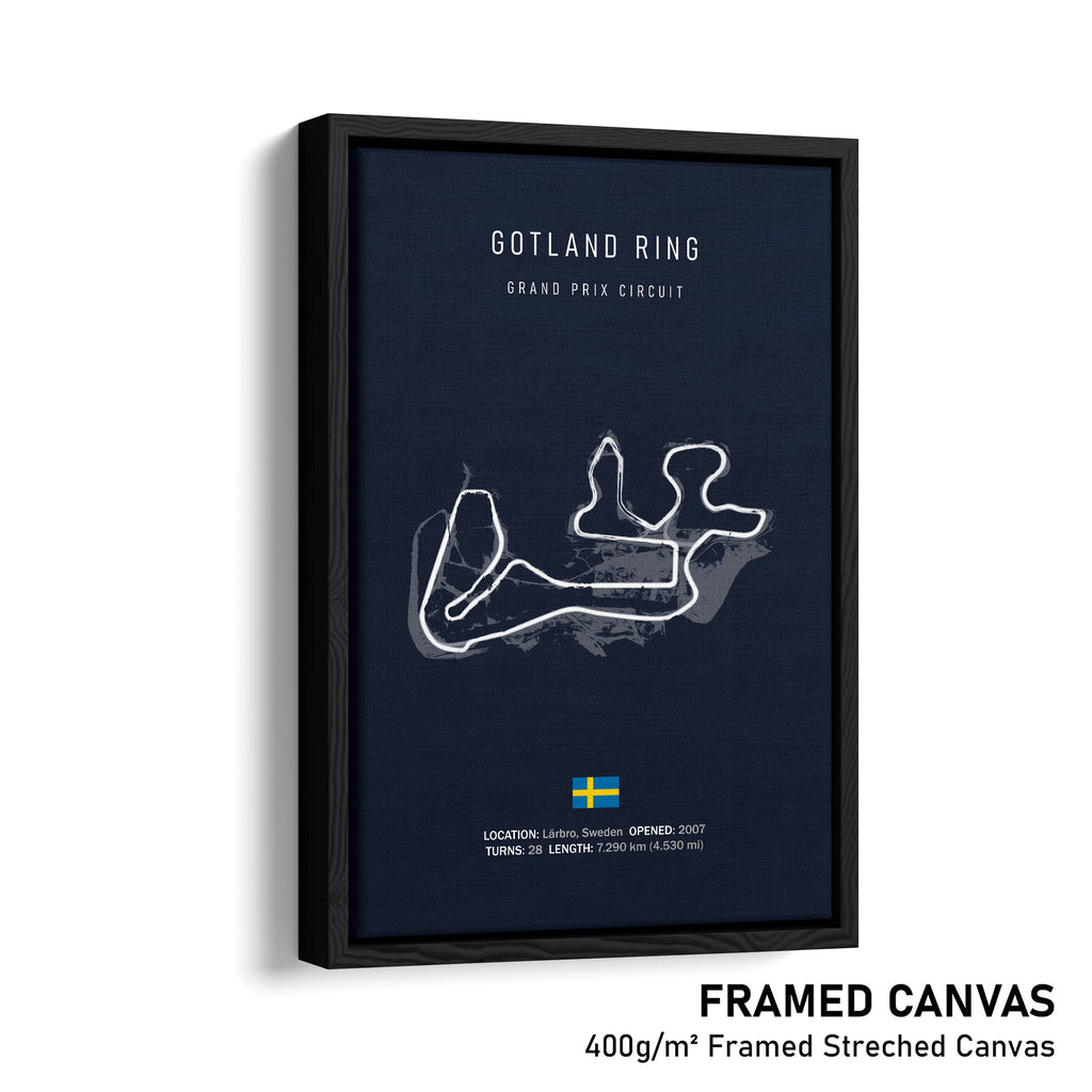 Gotland Ring - Racetrack Print – Illustrated Tracks