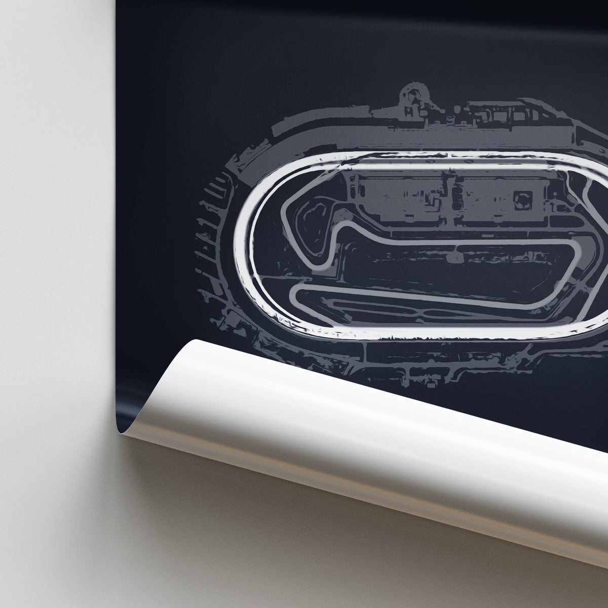 Homestead-Miami Speedway - Racetrack Print – Illustrated Tracks