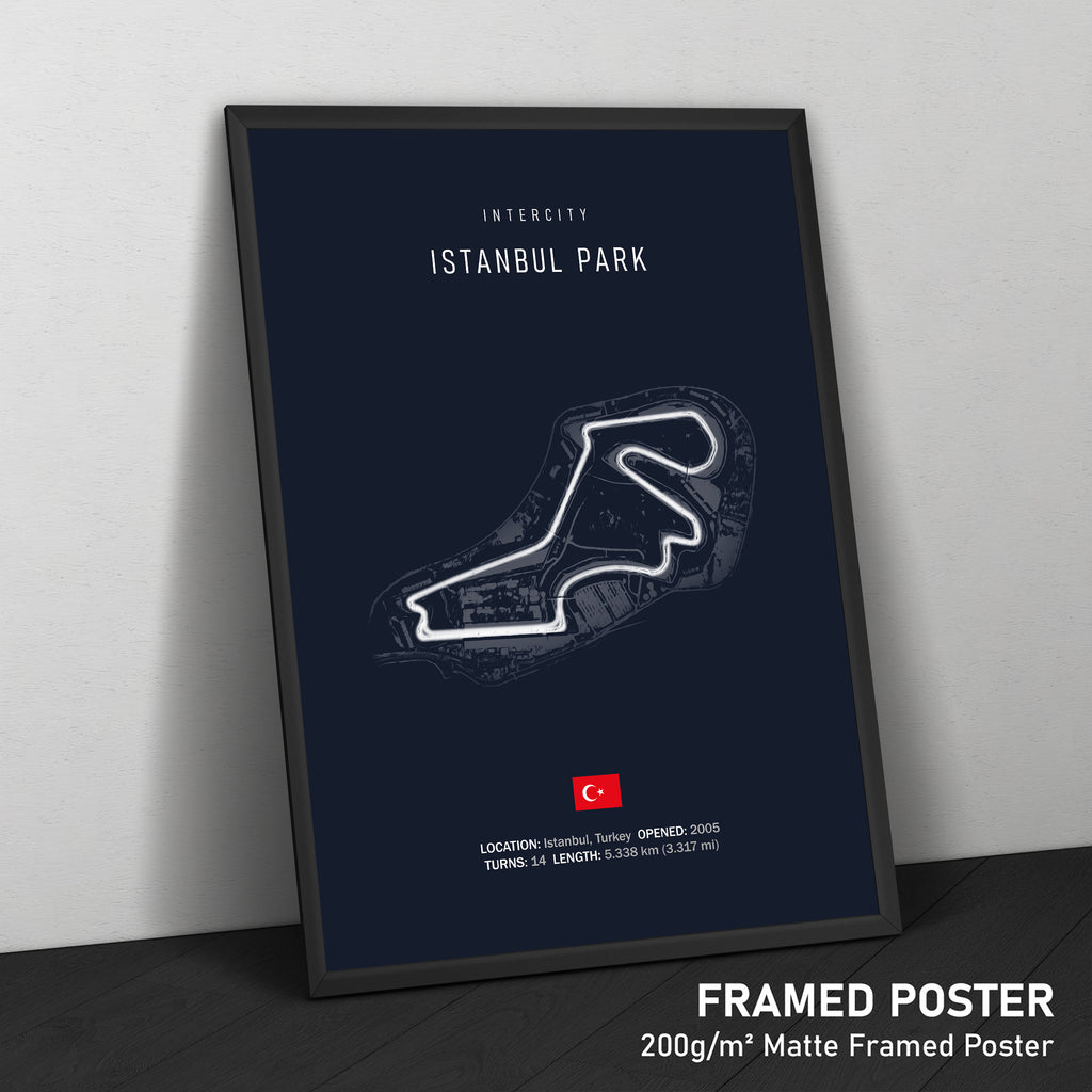 Intercity Istanbul Park - Racetrack Print – Illustrated Tracks