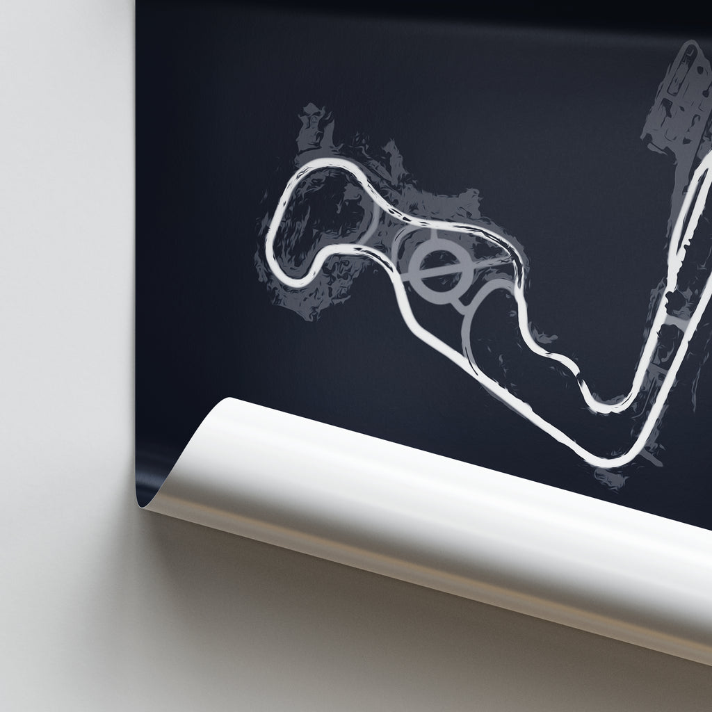 Jefferson Circuit - Racetrack Print – Illustrated Tracks