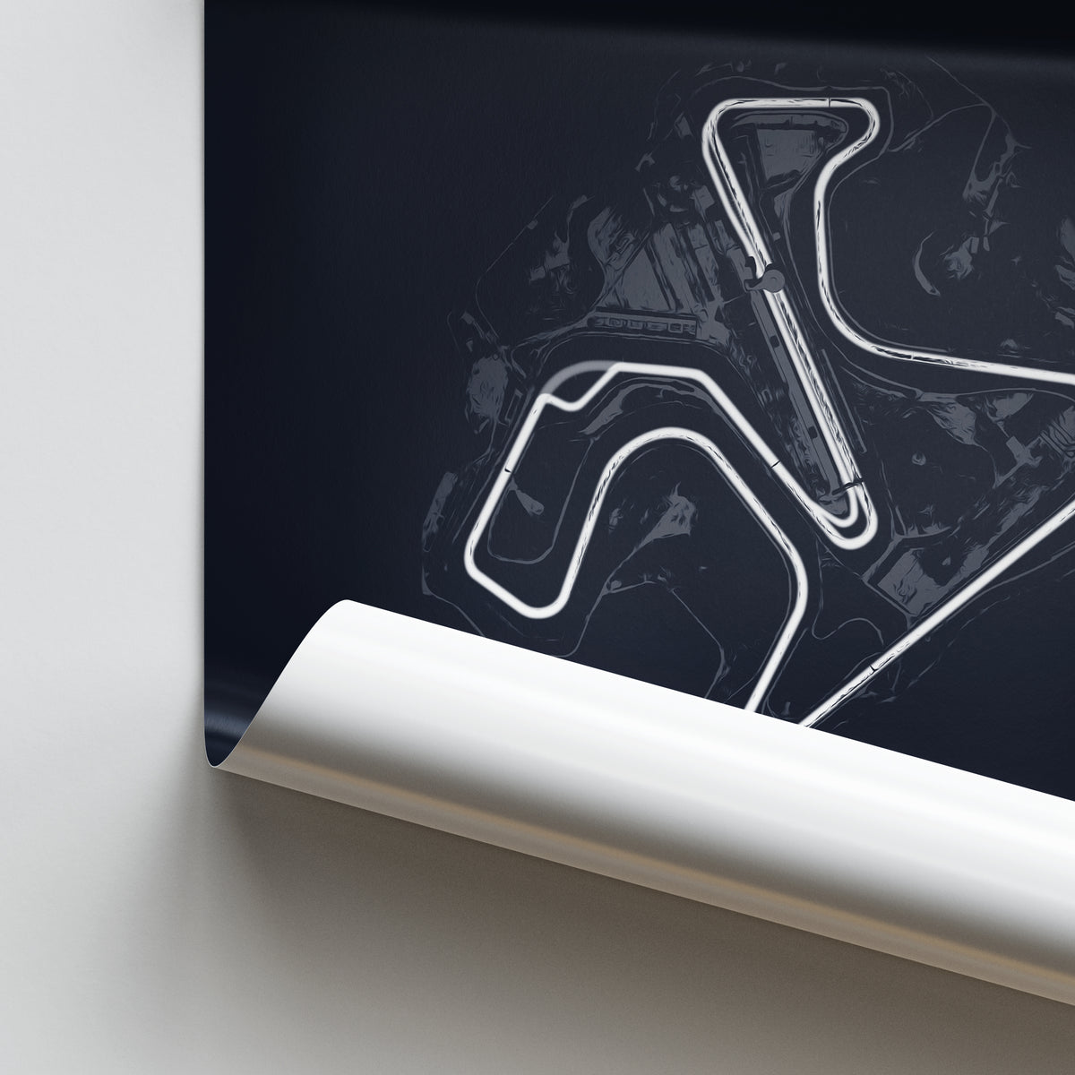 Circuito de Jerez (Grand Prix Circuit) - Racetrack Print – Illustrated ...