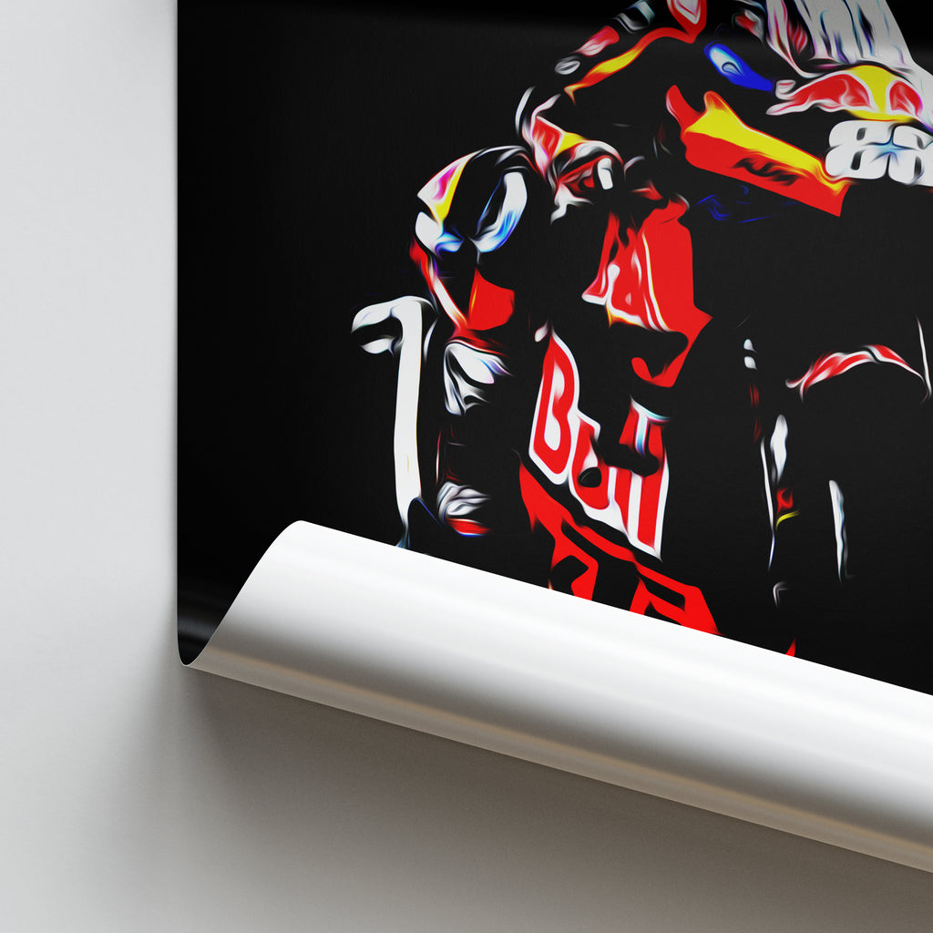 KTM RC16, Miguel Oliveira 2022 - MotoGP Print – Illustrated Tracks