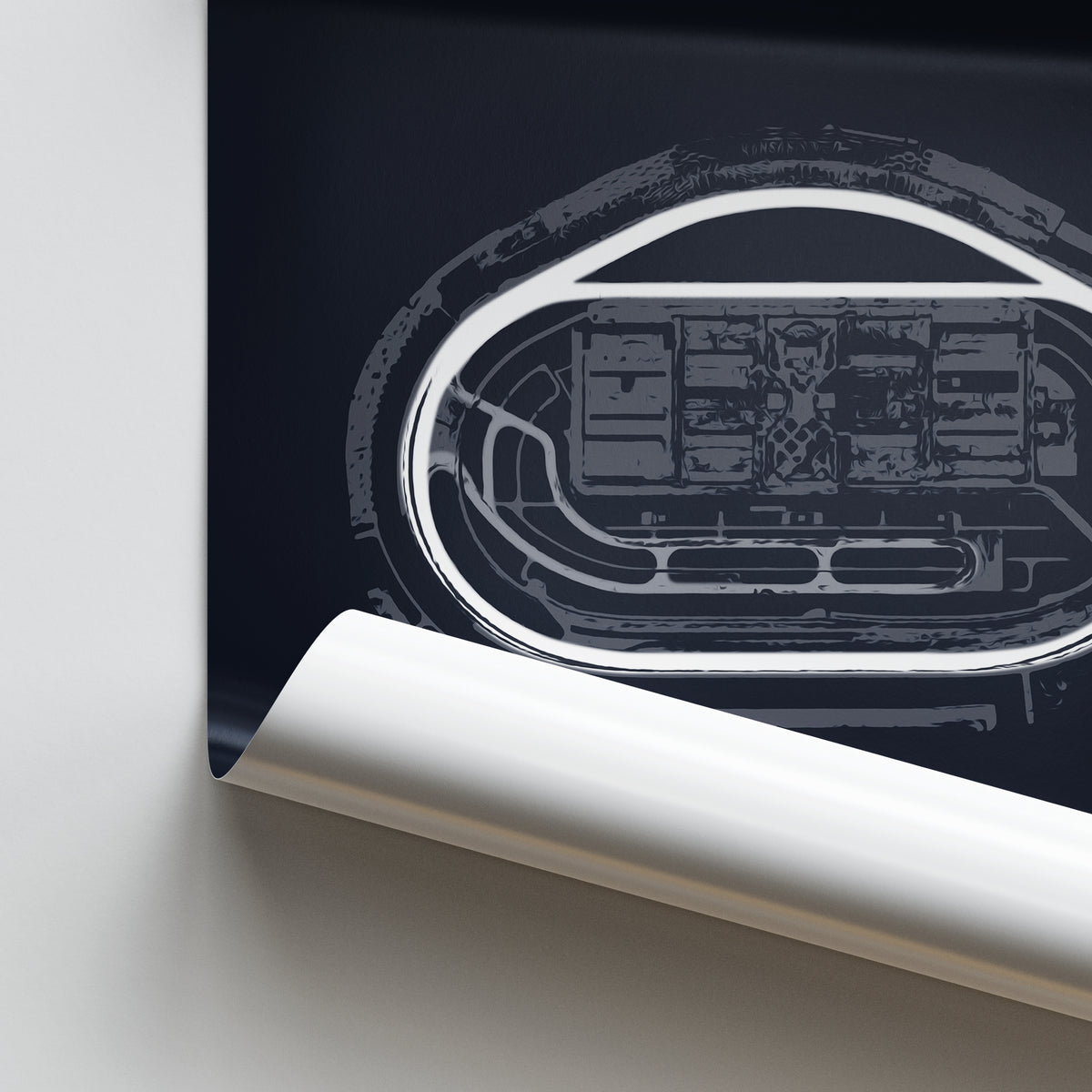 Kansas Speedway - Racetrack Print – Illustrated Tracks