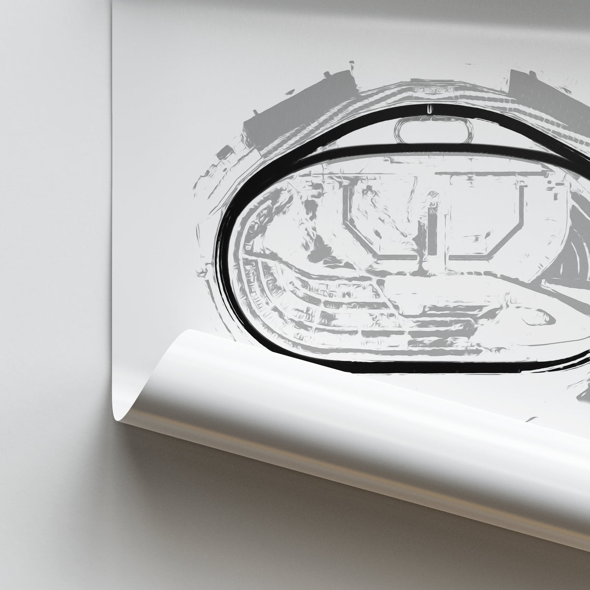 Kentucky Speedway - Racetrack Print – Illustrated Tracks