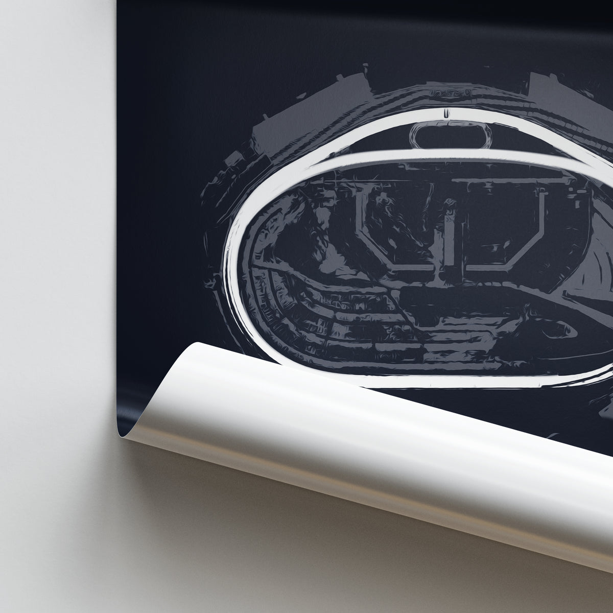 Kentucky Speedway - Racetrack Print – Illustrated Tracks