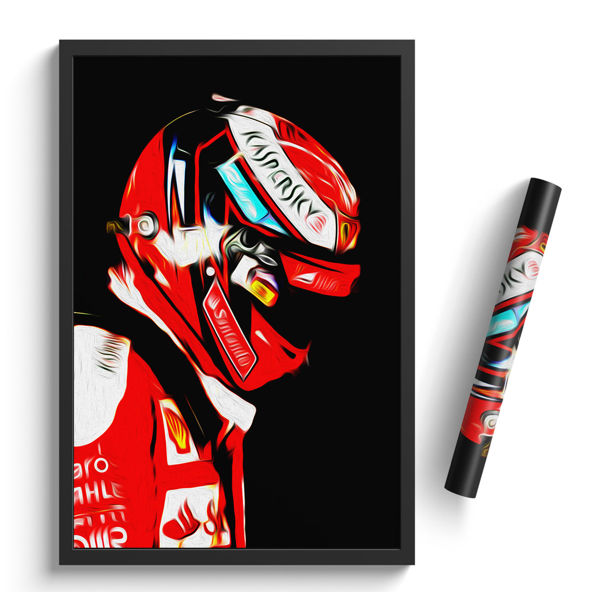 Kimi Räikkönen, Ferrari 2016 - Formula 1 Print – Illustrated Tracks