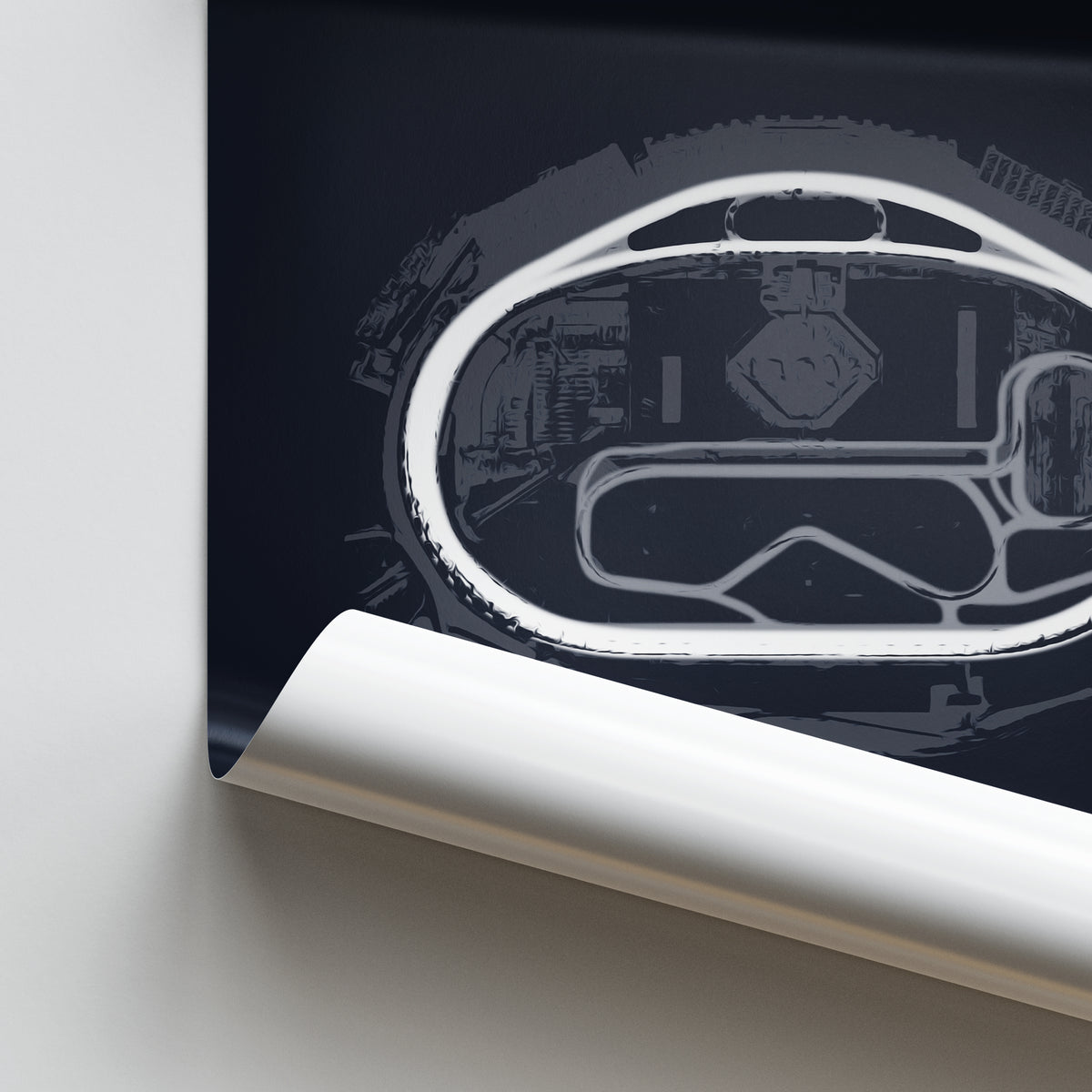 Las Vegas Motor Speedway - Racetrack Print – Illustrated Tracks