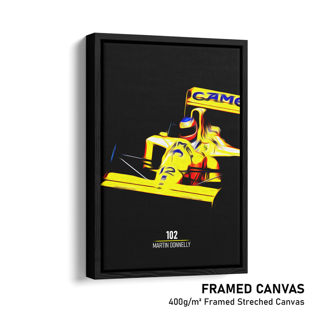 Lotus 102, Martin Donnelly 1990 - Formula 1 Print – Illustrated Tracks