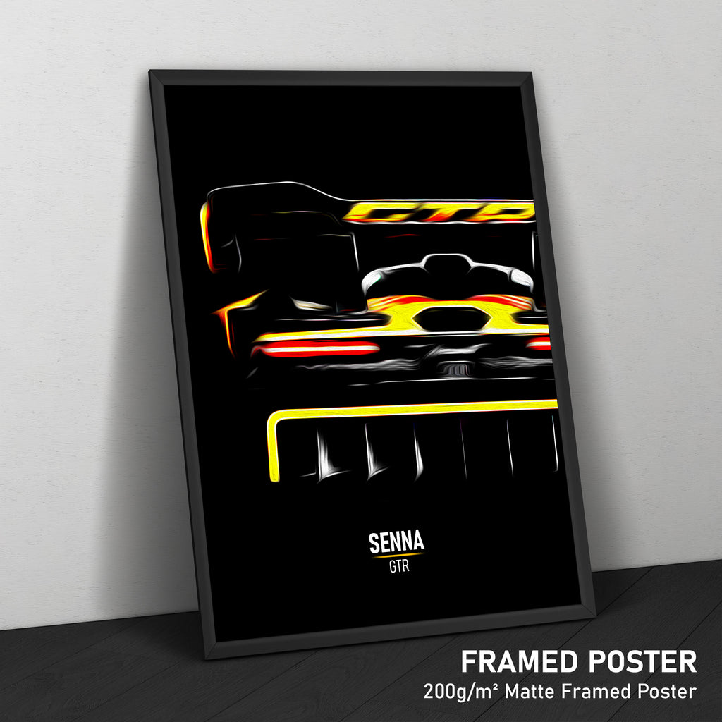 McLaren Senna GTR - Sports Car Print – Illustrated Tracks