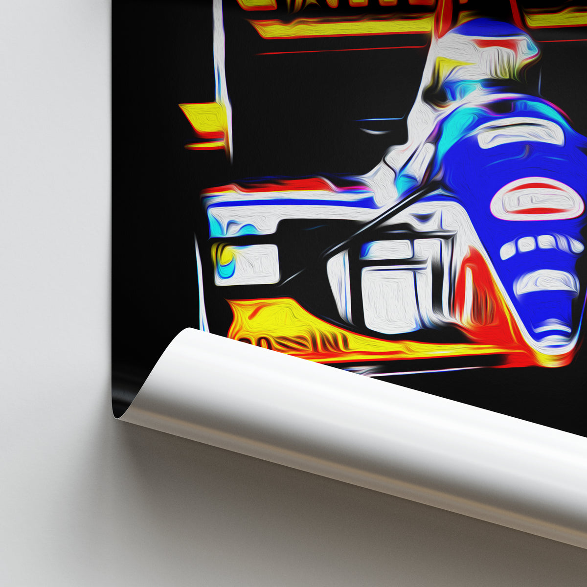 Minardi M194, Michele Alborete 1994 - Formula 1 Print – Illustrated Tracks