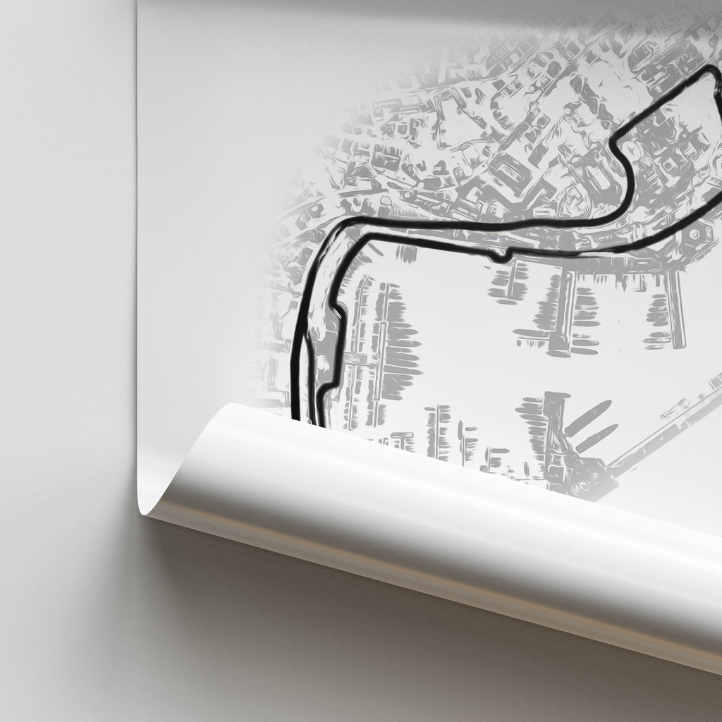 Circuit de Monaco - Racetrack Print – Illustrated Tracks