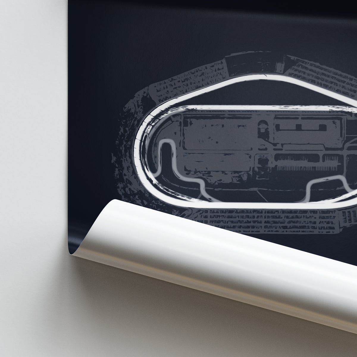 Nashville Superspeedway - Racetrack Print – Illustrated Tracks