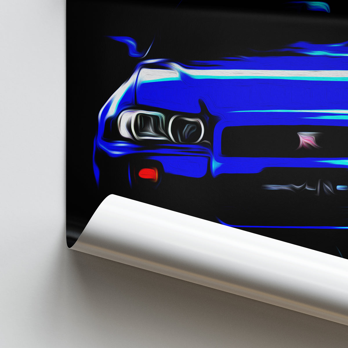 Nissan Skyline R34 GT-R - Sports Car Print – Illustrated Tracks