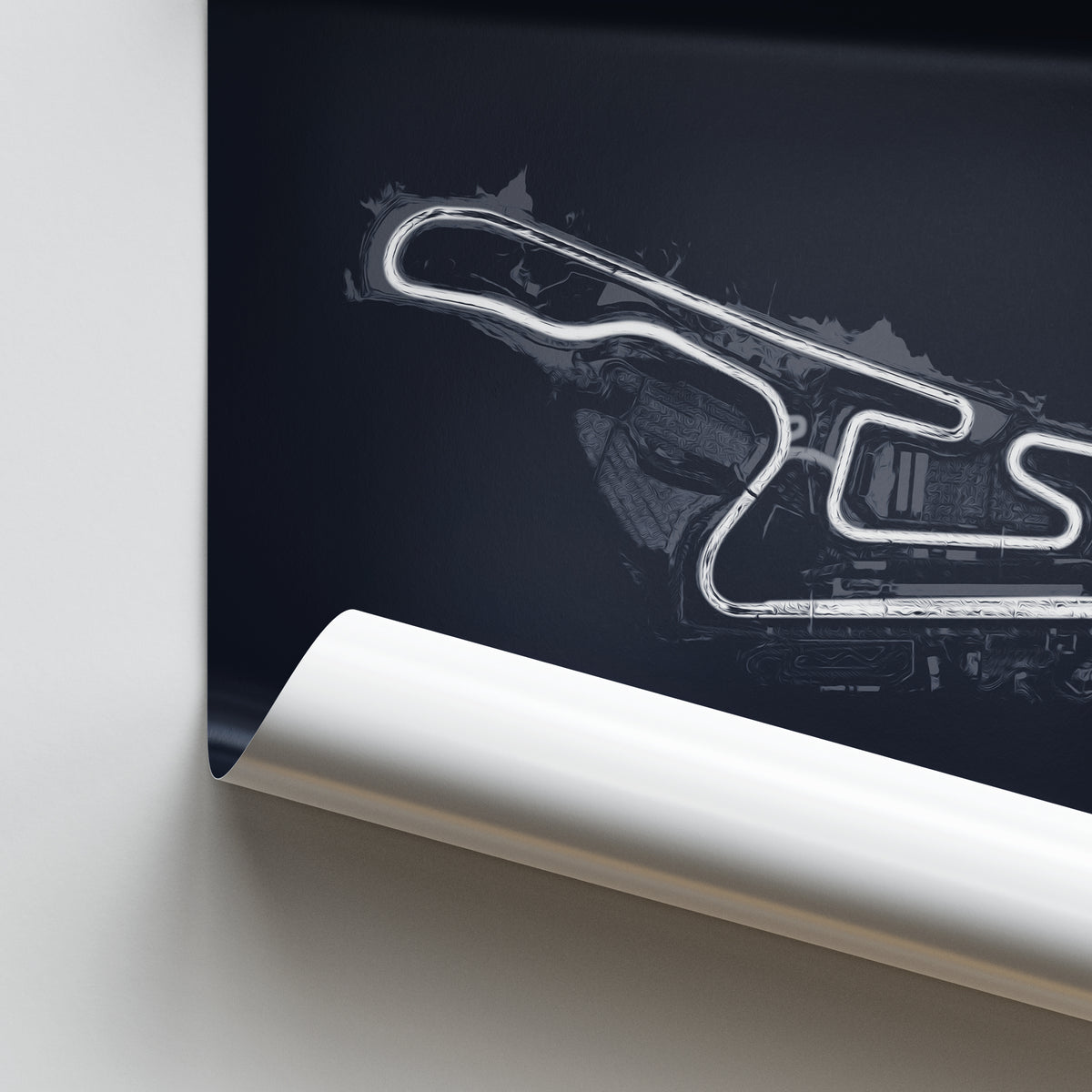 Okayama International Circuit - Racetrack Print – Illustrated Tracks