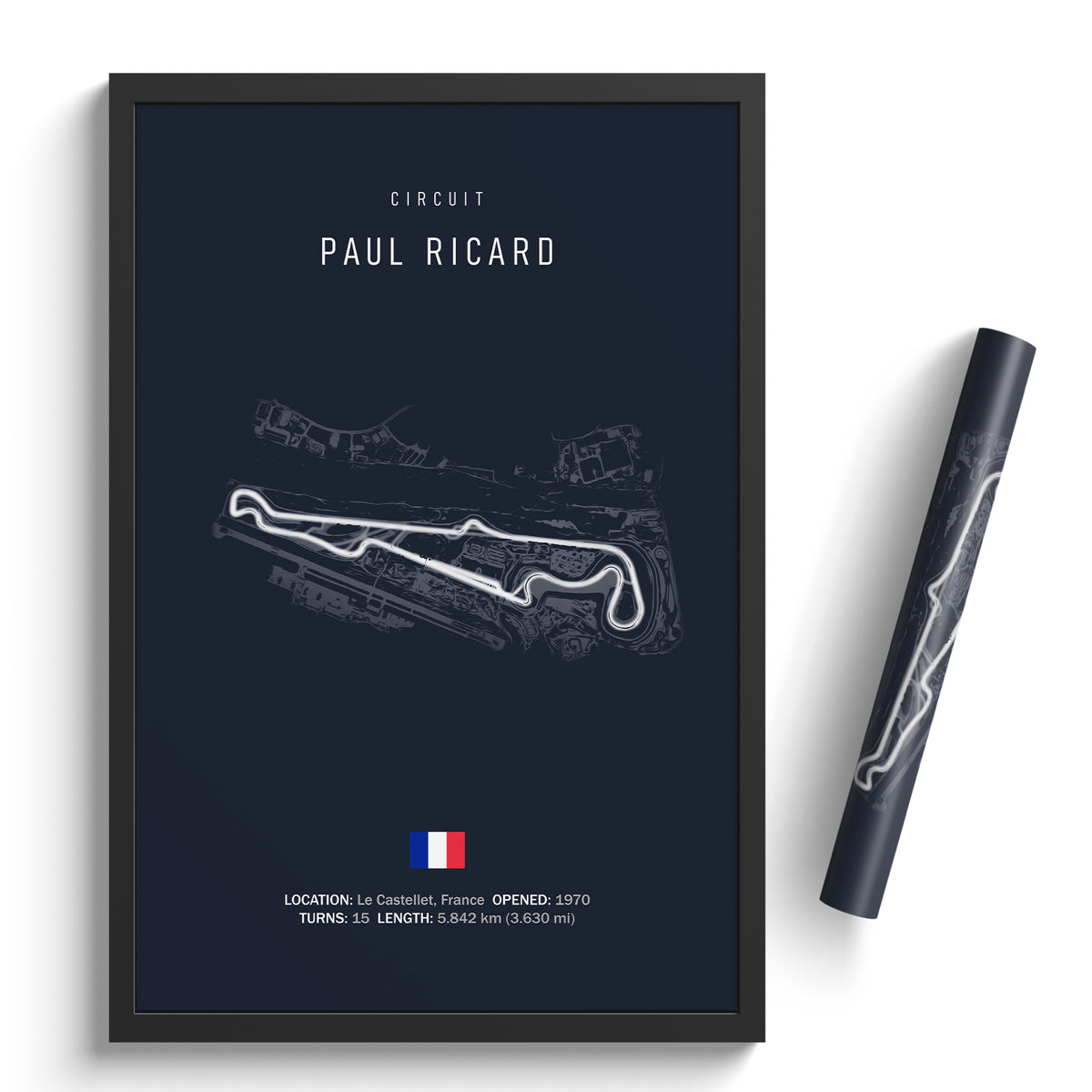 Circuit Paul Ricard - Racetrack Print – Illustrated Tracks