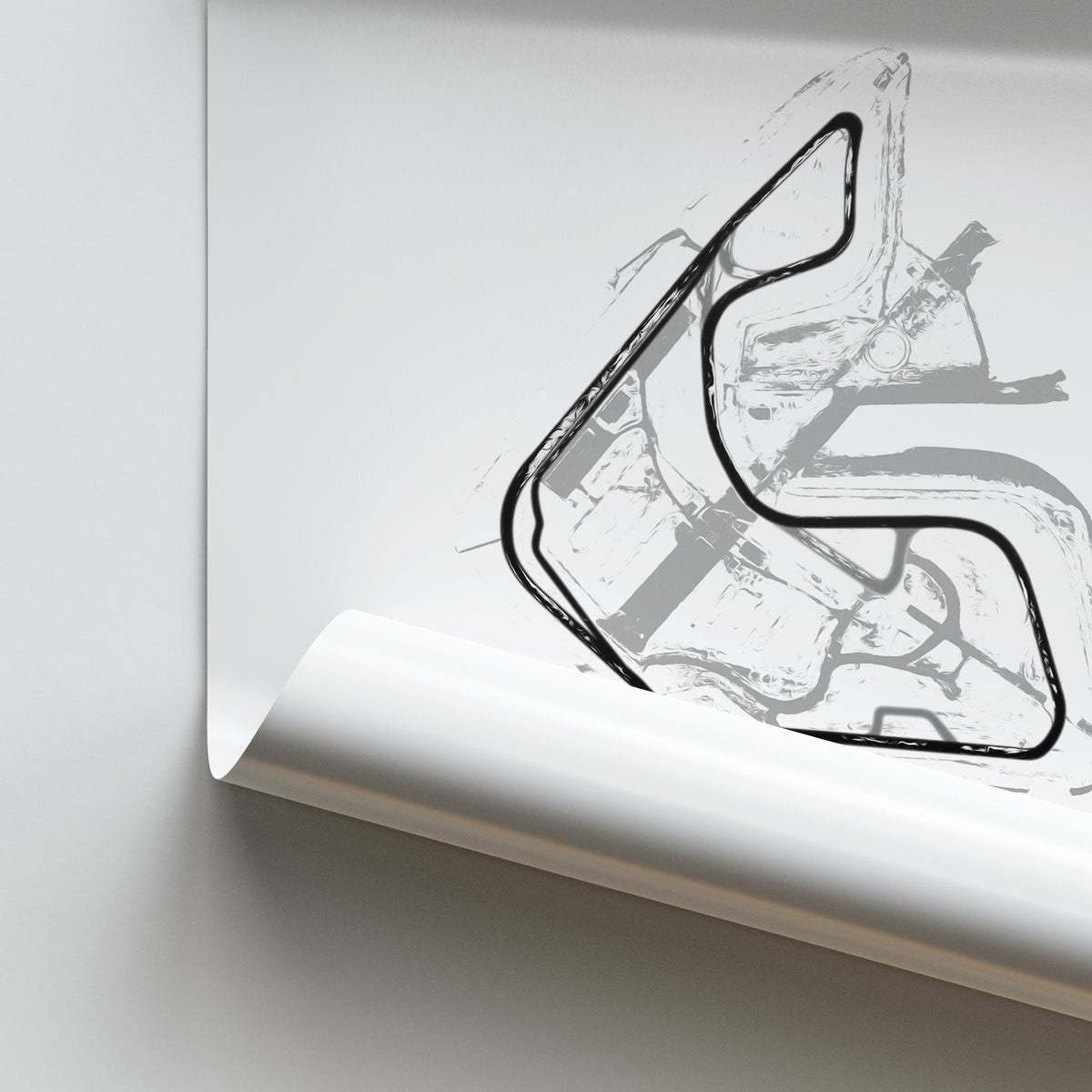 Pembrey Circuit - Racetrack Print – Illustrated Tracks