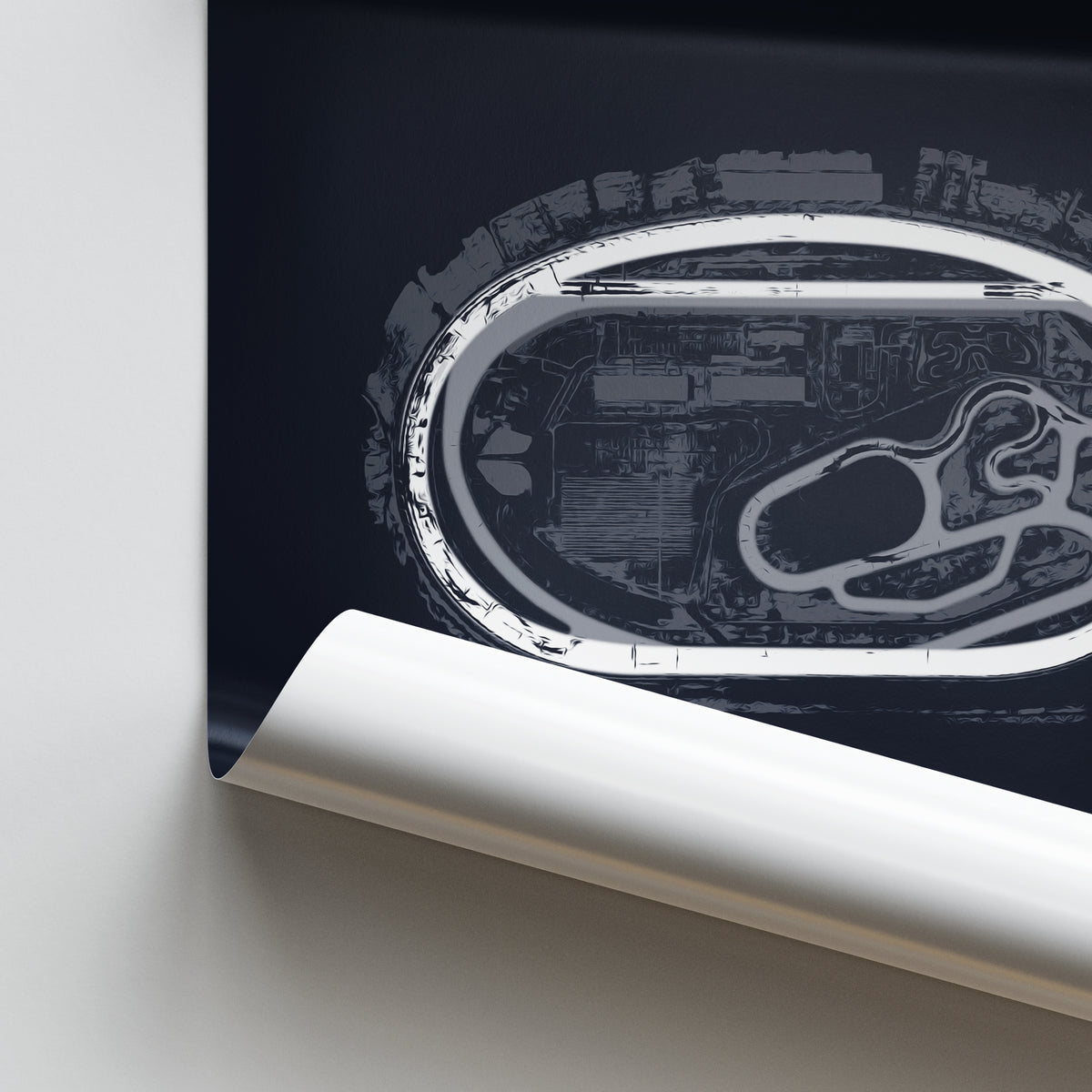 Pikes Peak International Raceway - Racetrack Print – Illustrated Tracks