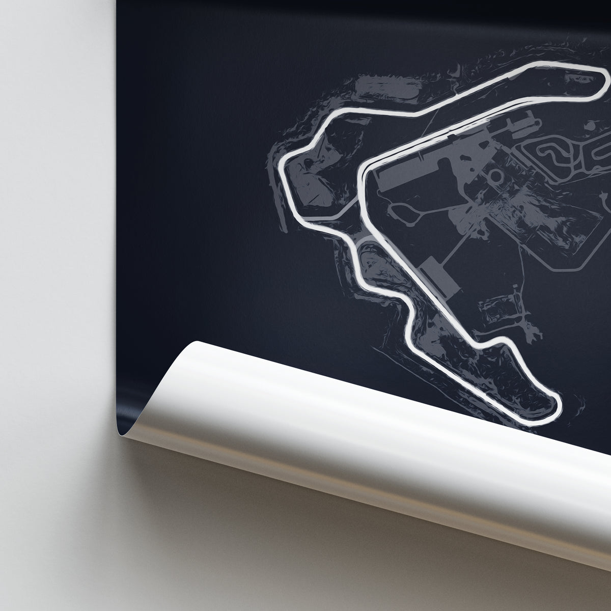 Pittsburgh International Race Complex - Racetrack Print – Illustrated ...