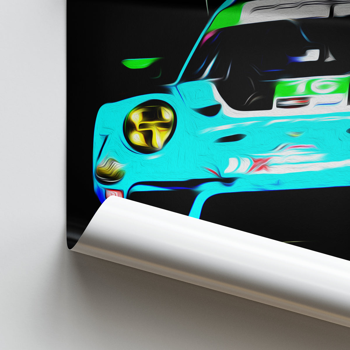 Porsche 911 GT3 R - Race Car Print – Illustrated Tracks