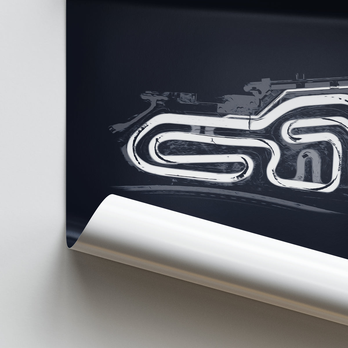 Pro Kart Raceland - Racetrack Print – Illustrated Tracks