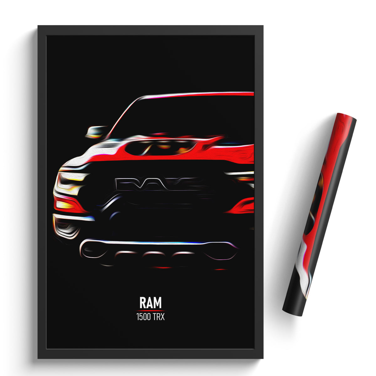 RAM 1500 TRX - Pickup Truck Print – Illustrated Tracks