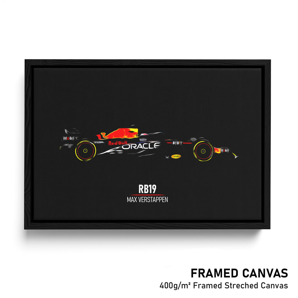Red Bull RB19, Max Verstappen 2023 - Formula 1 Print – Illustrated Tracks