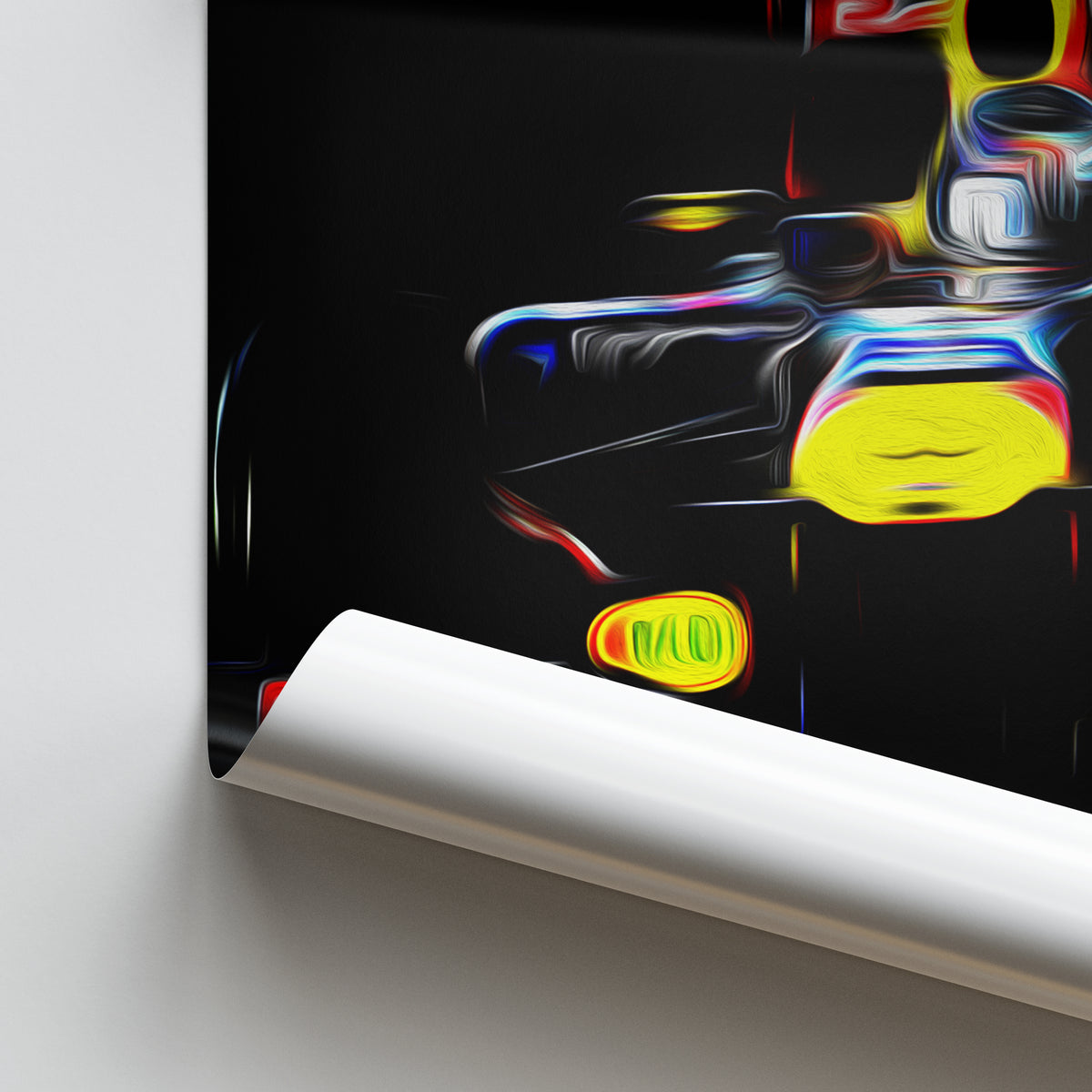 Red Bull RB7, Sebastian Vettel 2011 - Formula 1 Print – Illustrated Tracks