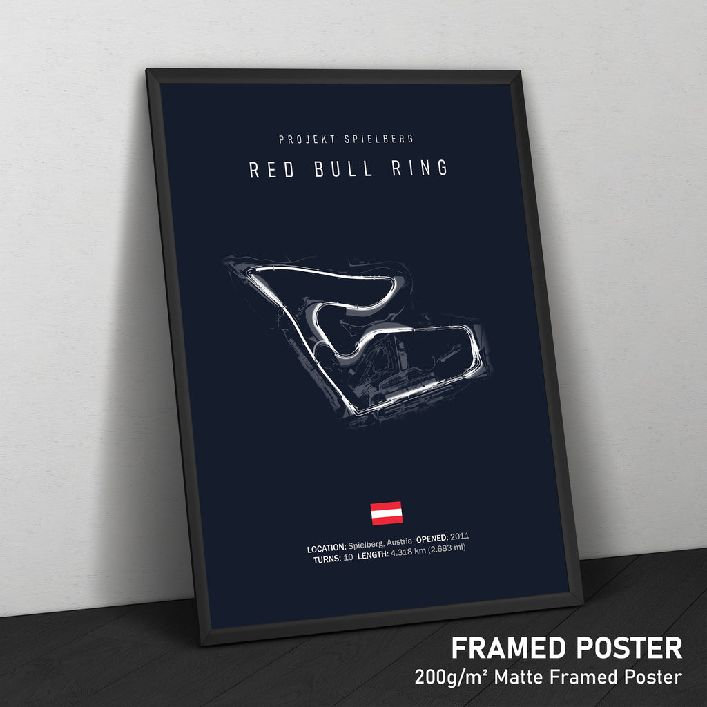 Red Bull Ring - Racetrack Print – Illustrated Tracks