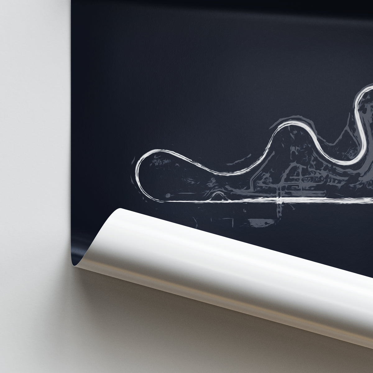 Roebling Road Raceway - Racetrack Print – Illustrated Tracks